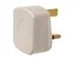 Dencon 13A 3-Pin Rubber Plug, White | Camden Tools