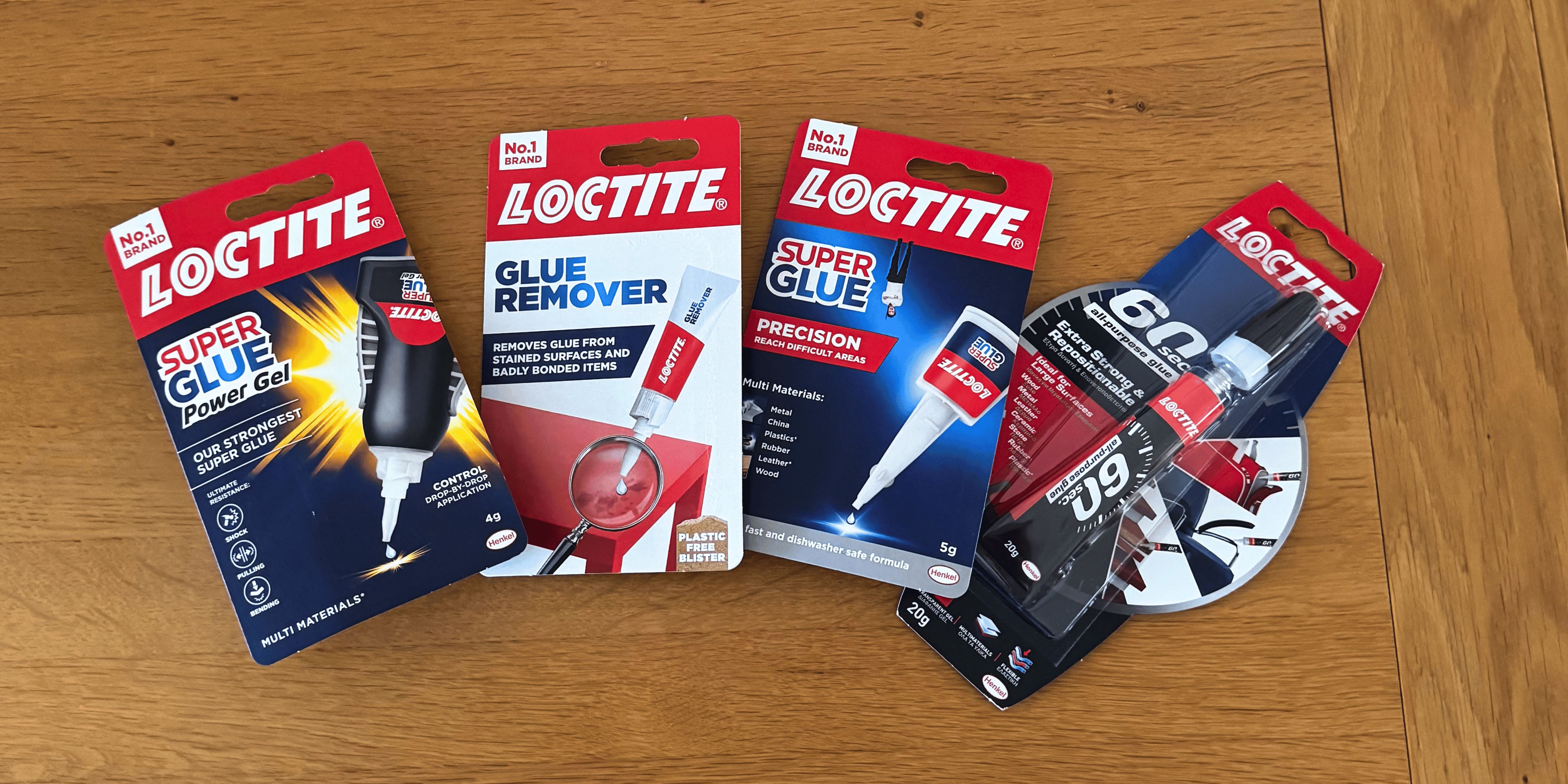 Loctite Glue Range Guide | Super Glue Precision, Power Gel & Repair ...
